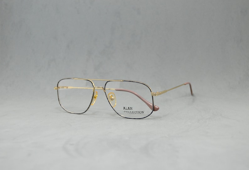 VINTAGE Metal Eyeglasses Alan Collection UNISEX Rx Eyewear Unworn No ...