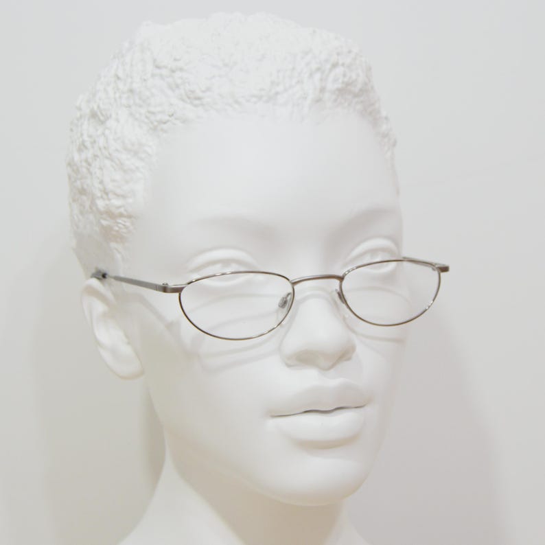 Vintage Eyeglasses VISTAN Germany NOS Metal Narrow Oval Eyewear Specs ...