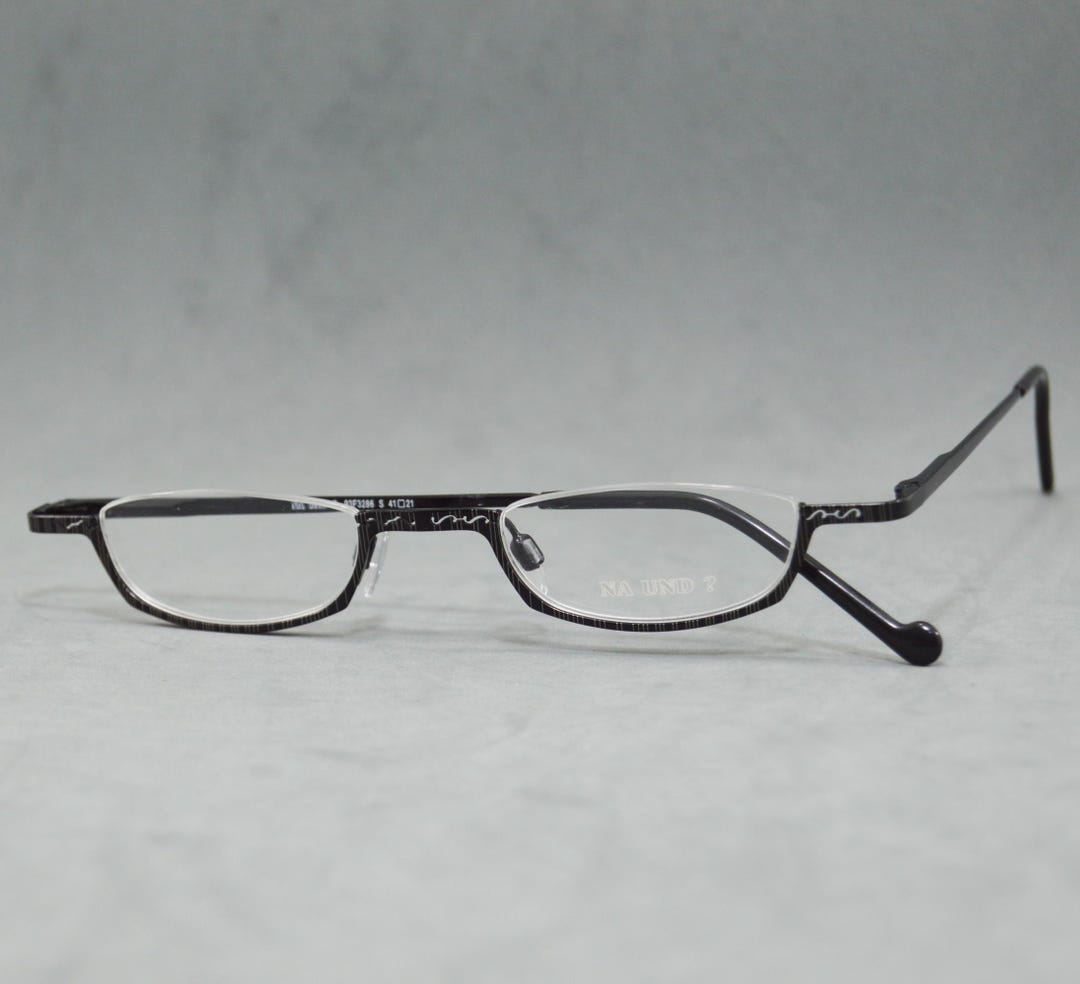 Top Vintage Reading Eyeglasses Half Rimless NA UND Marion Ramm Germany ...