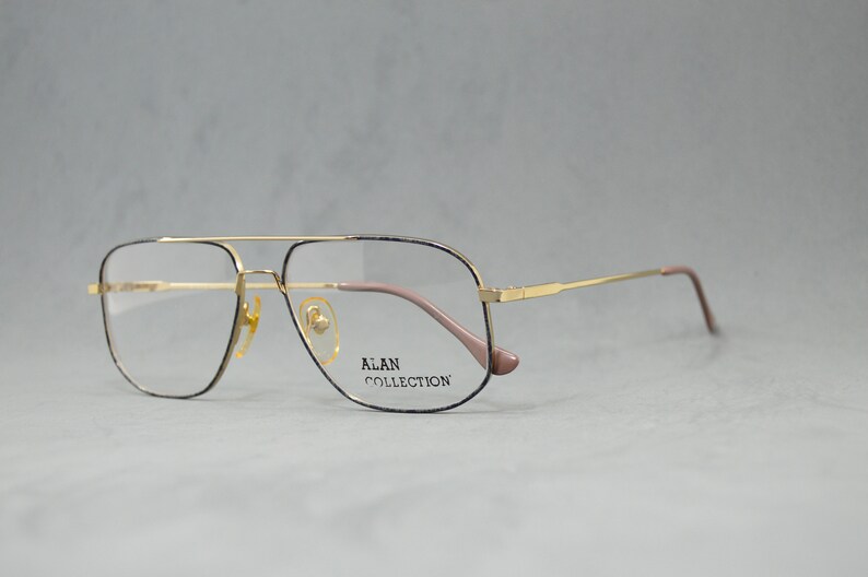 VINTAGE Metal Eyeglasses Alan Collection UNISEX Rx Eyewear Unworn No ...