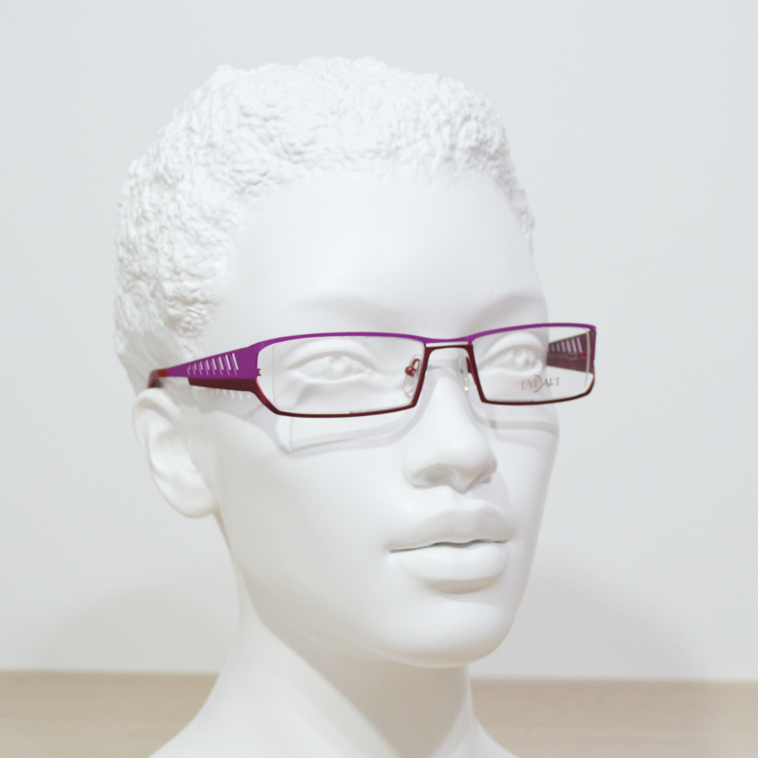 Vintage Eyeglasses EYE ART Temples Half Rimless Nylon NOS Urworn ...