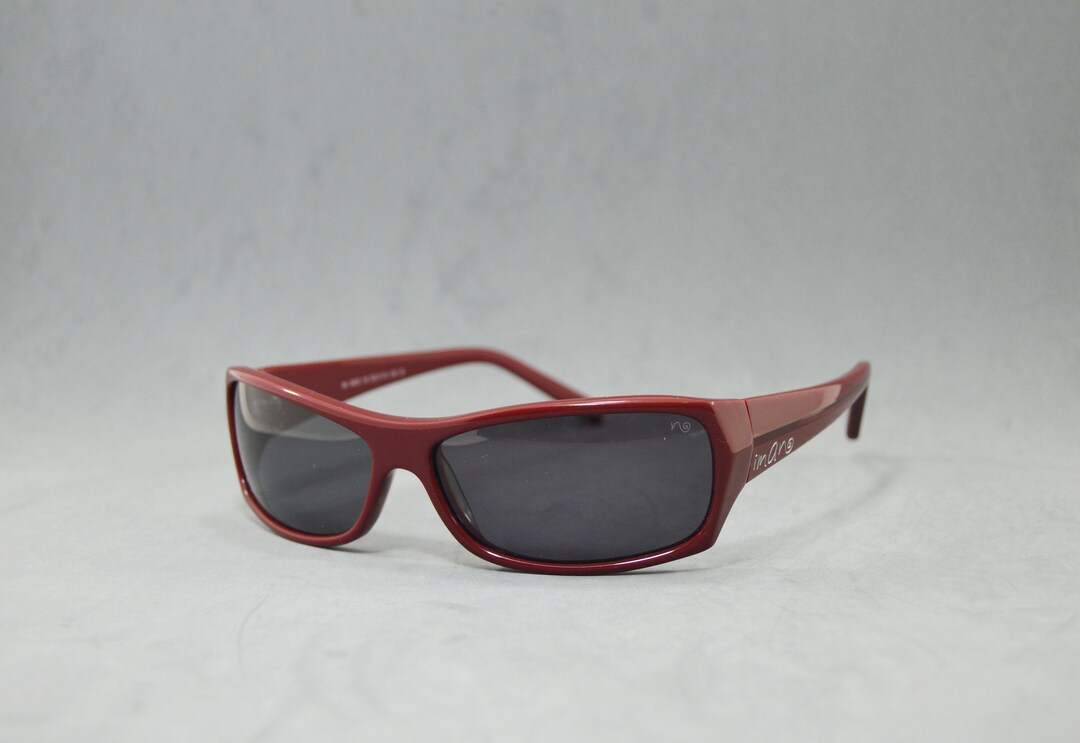 Vintage Sunglasses IMAN NOS Unworn Unisex Man Woman Wrap Straight ...