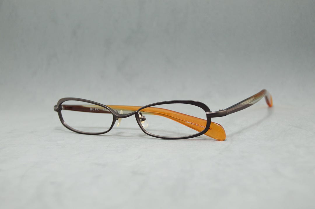 BCPC Made in Japan Design in France. Top Vintage Metal Eyeglasses NOS ...