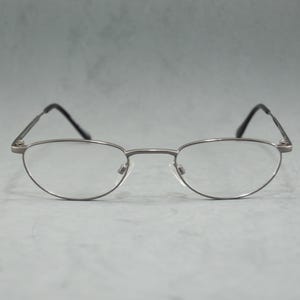 Vintage Eyeglasses VISTAN Germany NOS Metal Narrow Oval Eyewear Specs ...
