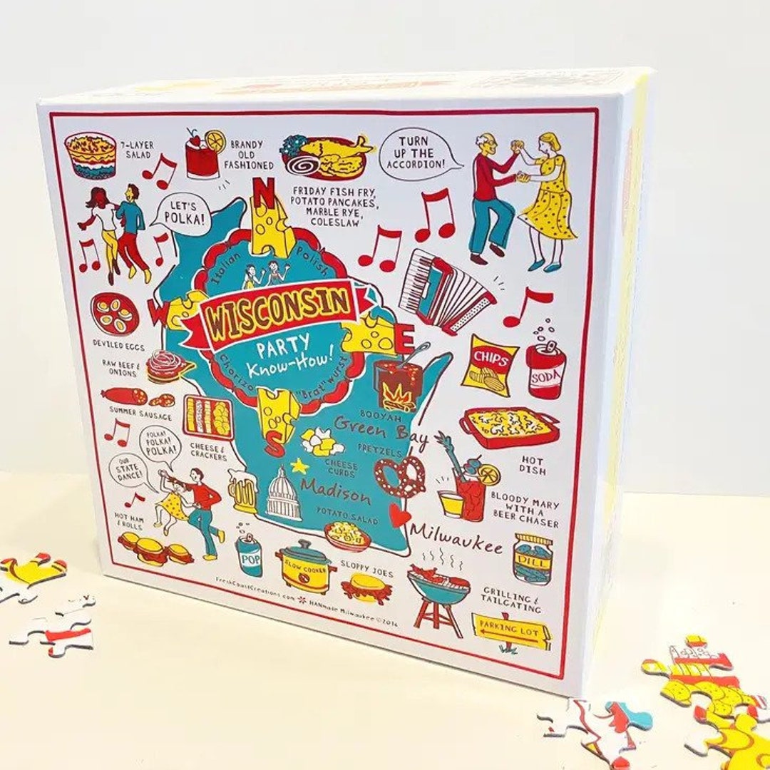 Wisconsin Party Know-how - 500-piece Puzzle - Etsy