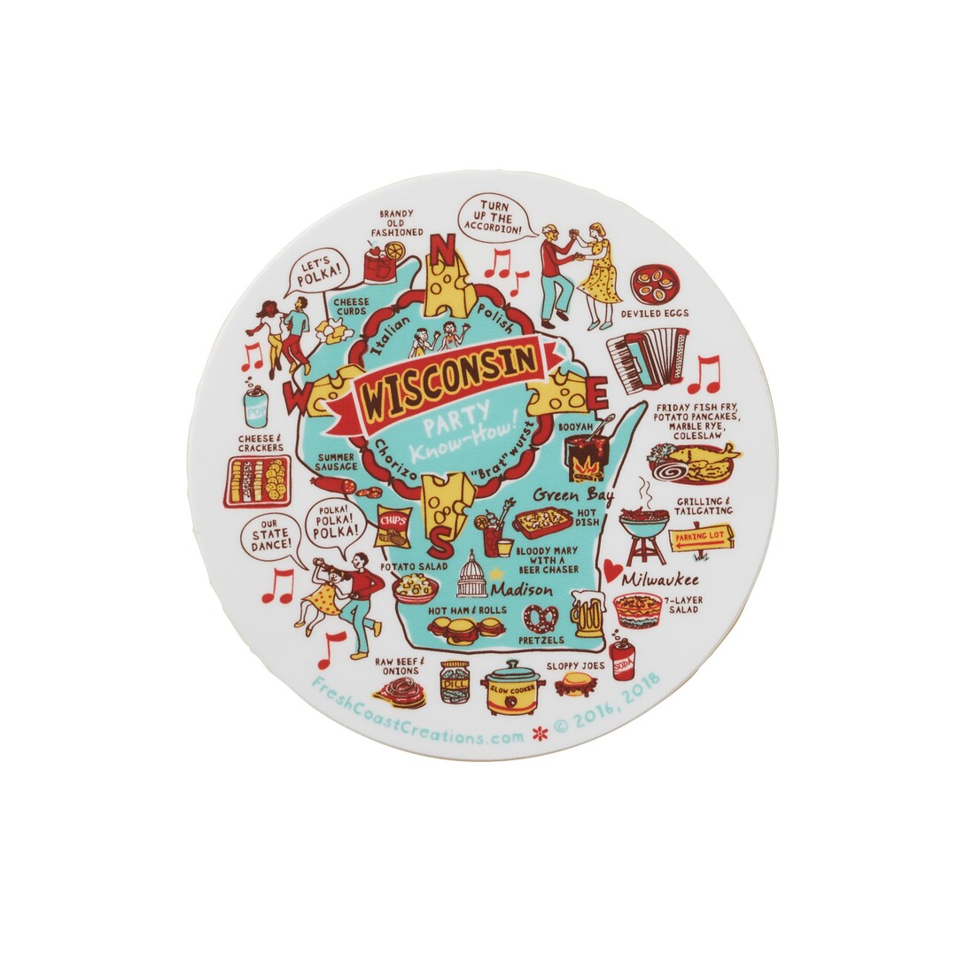 Wisconsin Party Know How Sticker - Etsy