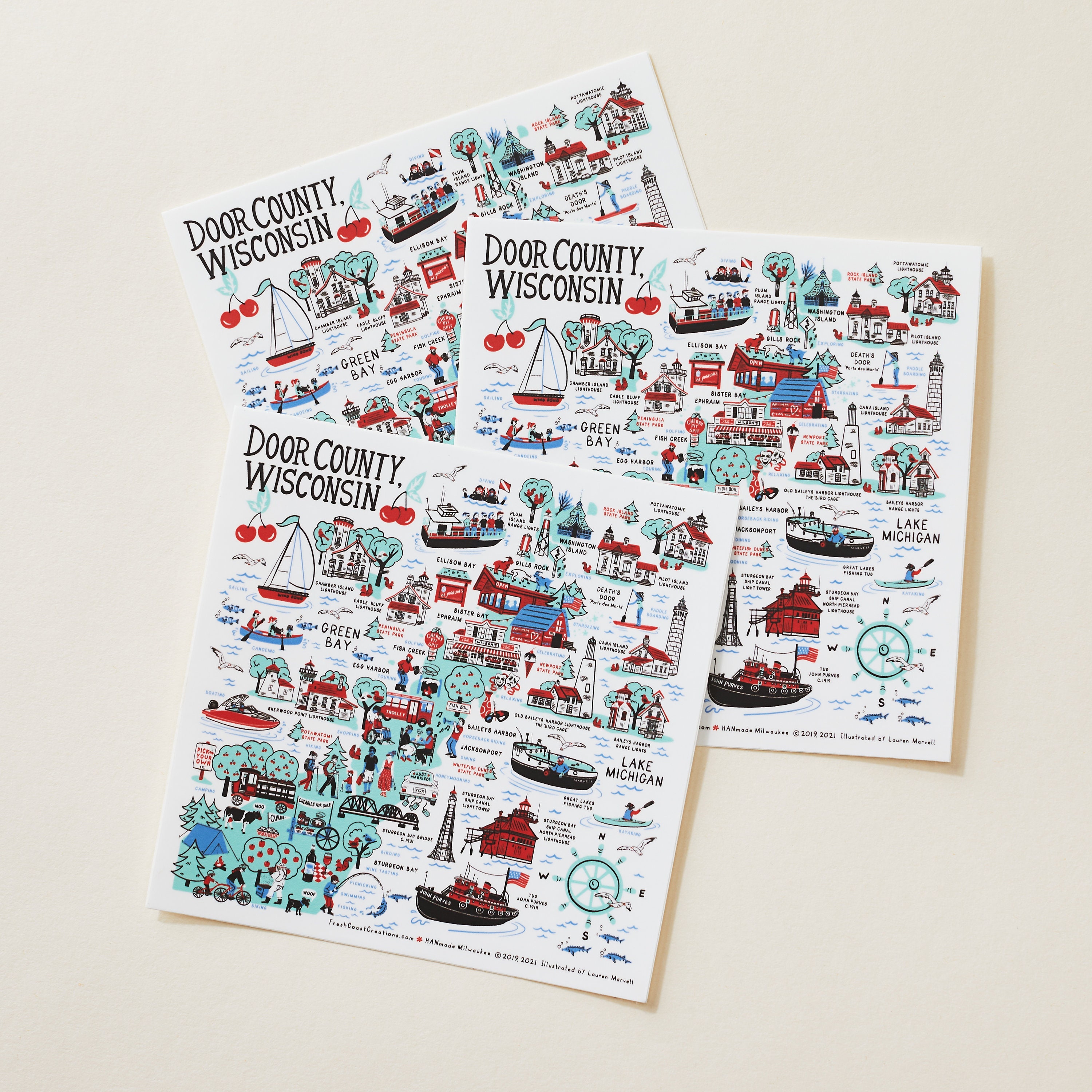 Door County Sticker - Etsy