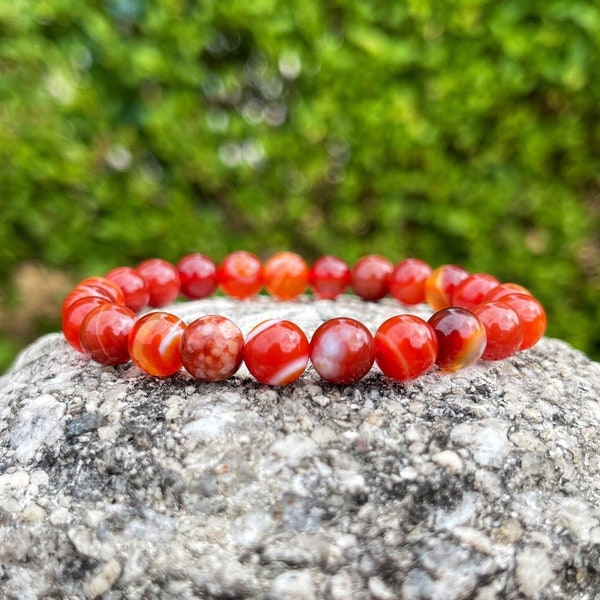 Carnelian Bracelet - Etsy