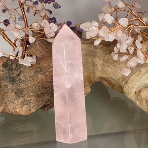 Rose Quartz Towers, Healing Crystals, Polished Pink Crystal Towers ...
