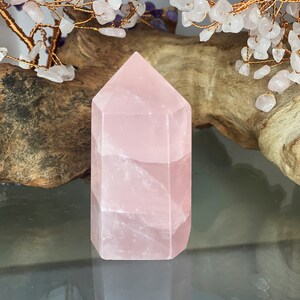 Rose Quartz Towers, Healing Crystals, Polished Pink Crystal Towers ...