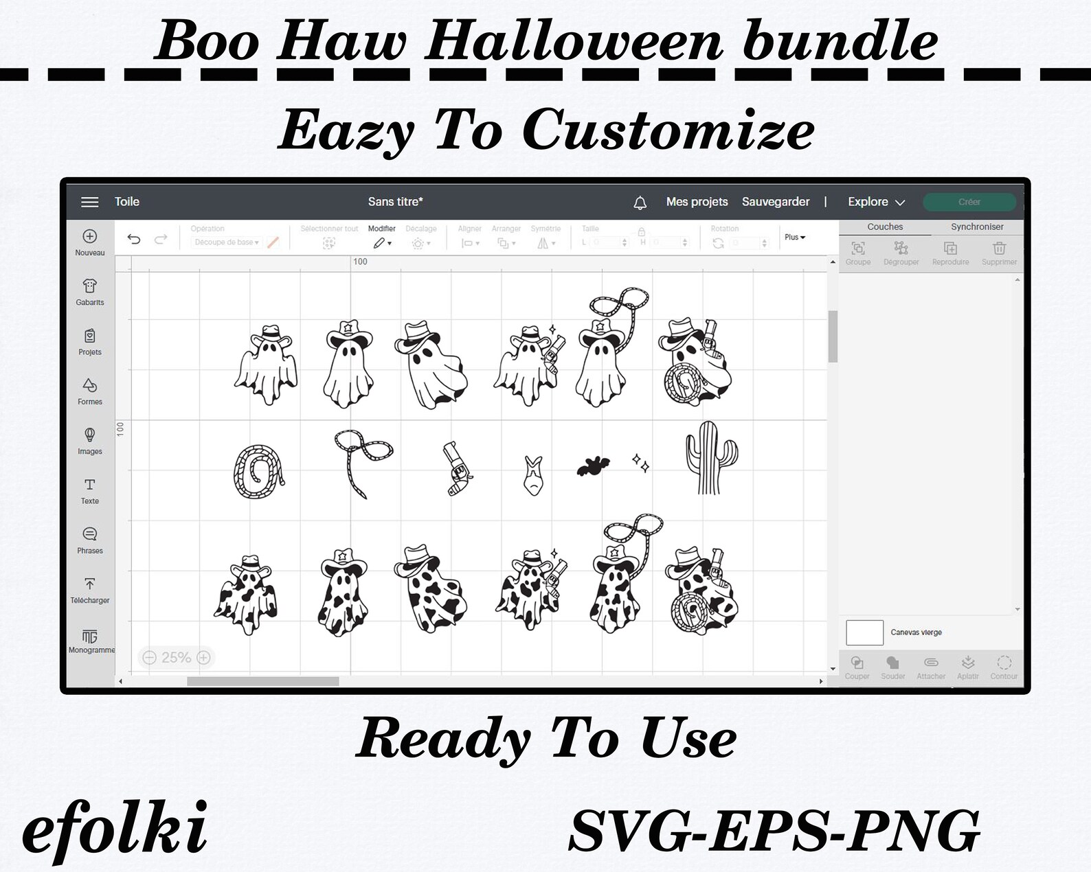 Boo Haw Ghost SVG Bundle, Halloween Svg,spooky Svg, Funny Ghost ...