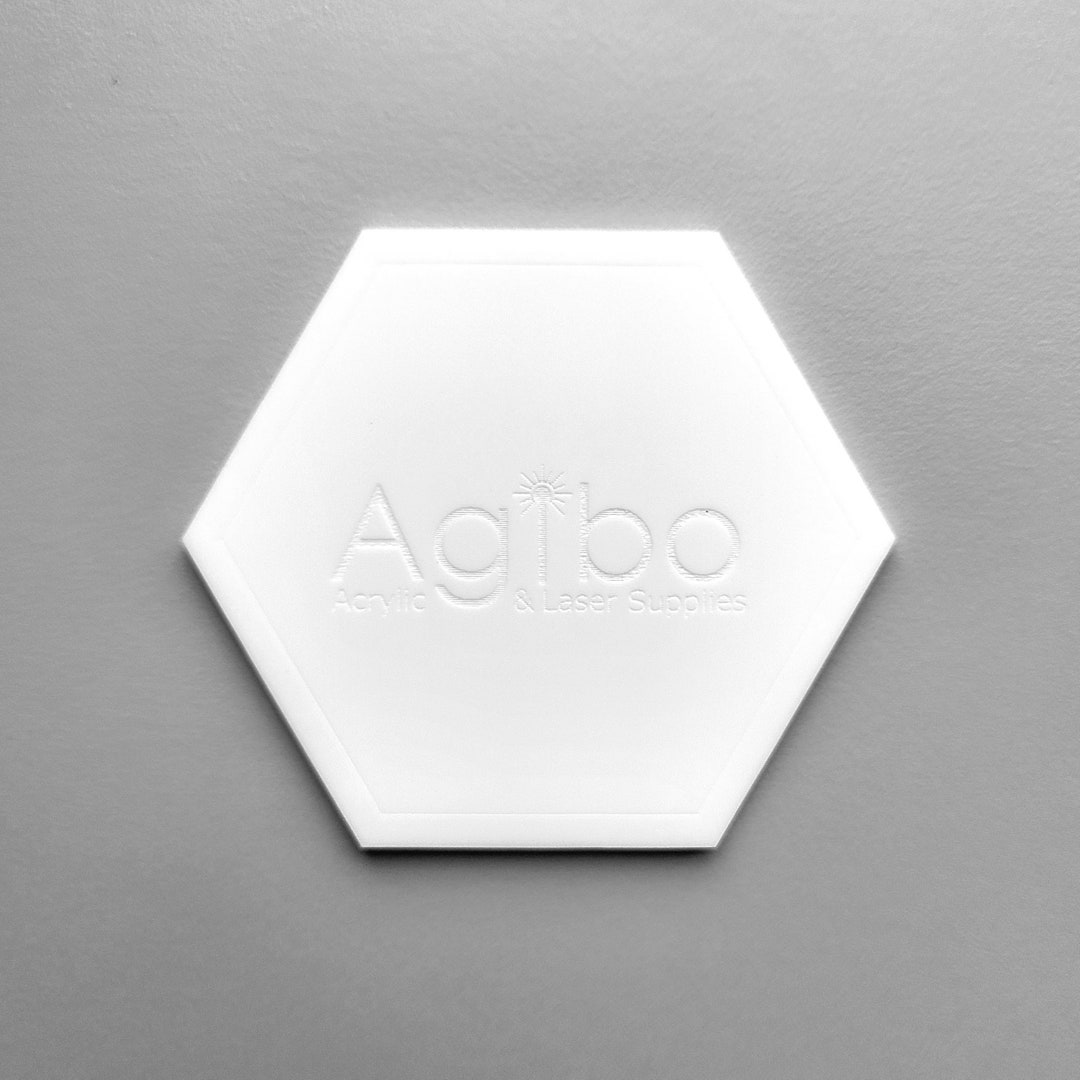 White Cast Acrylic Sheet for Laser Cutting | Multiple Sizes & Finishes ...