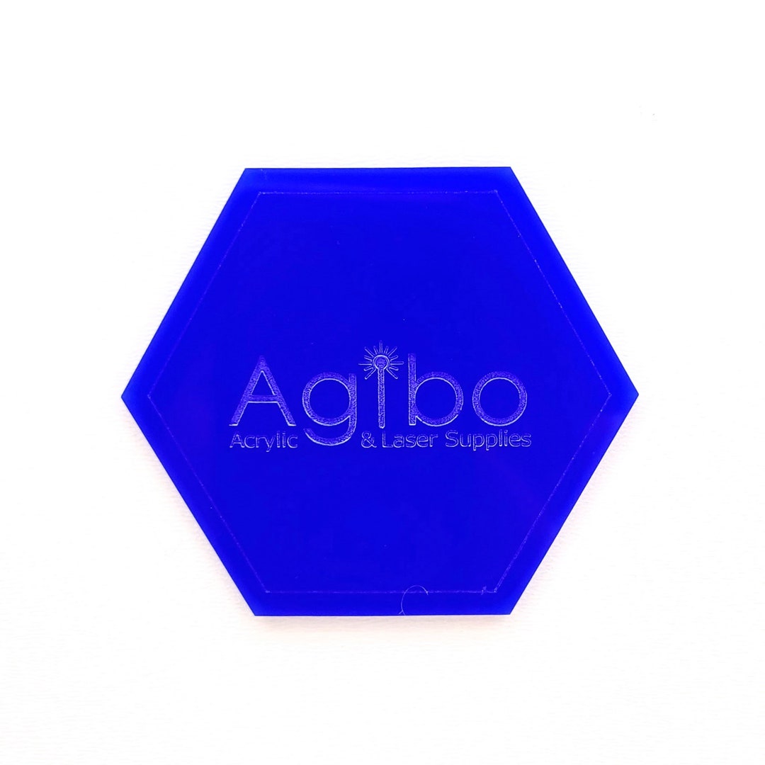Blue Gem Cast Acrylic Sheet for Laser Cutting | Multiple Sizes ...