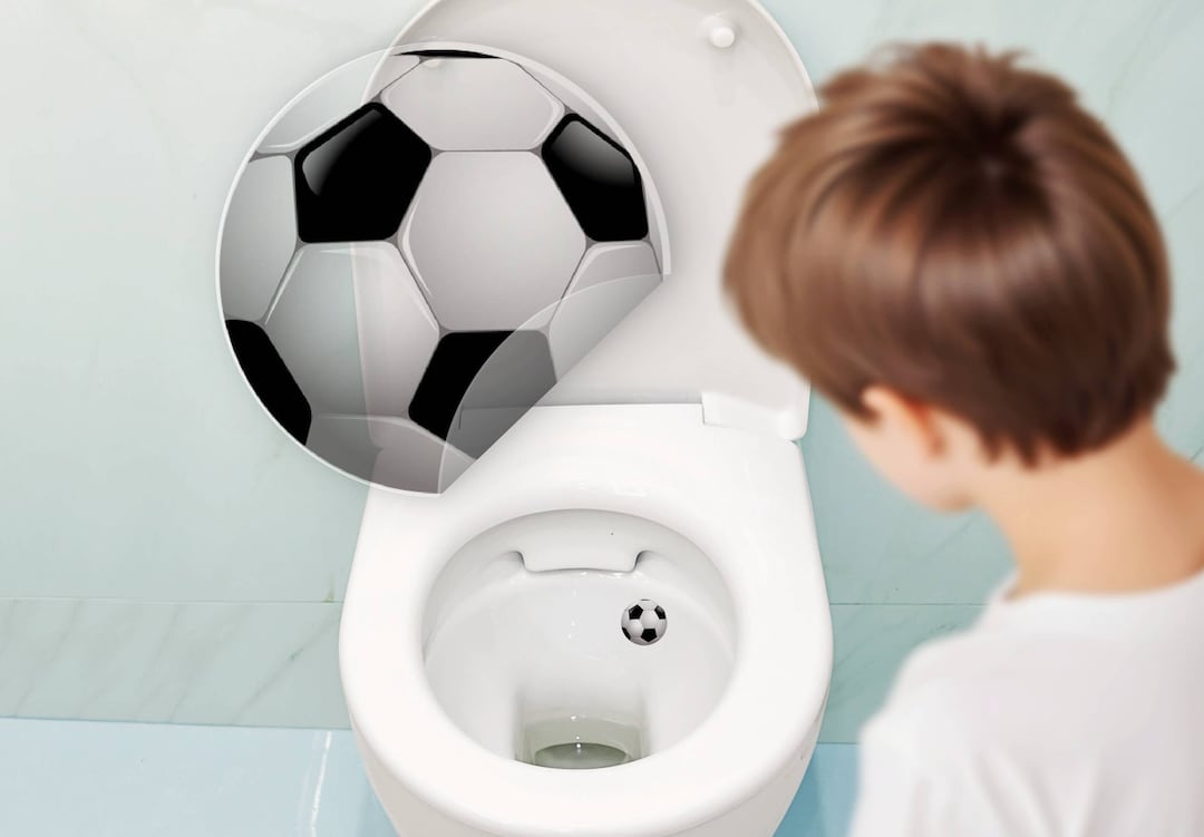 Urinal Stickers Football. 4 Urinal Target Stickers. Toilet Target ...