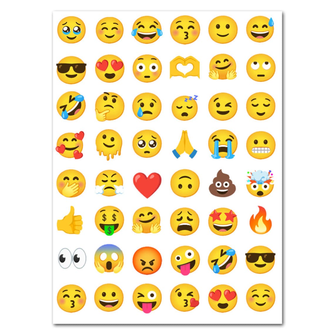 Emoji Stickers 2025. the Most Popular Emoji's. 48 Stickers. Reward ...