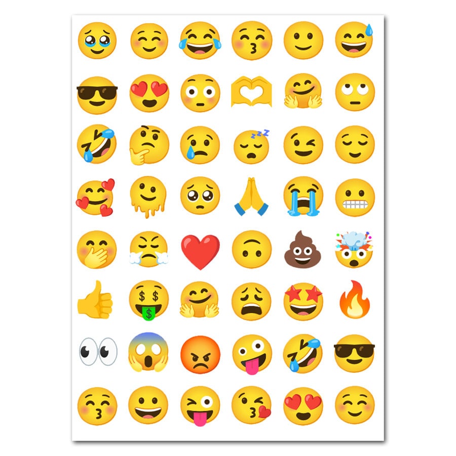 Emoji Stickers 2025. the Most Popular Emoji's. 48 Stickers. Reward ...