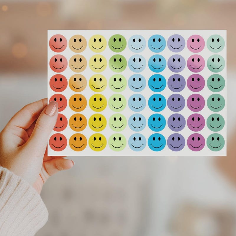 Smiley aufkleber - Etsy.de