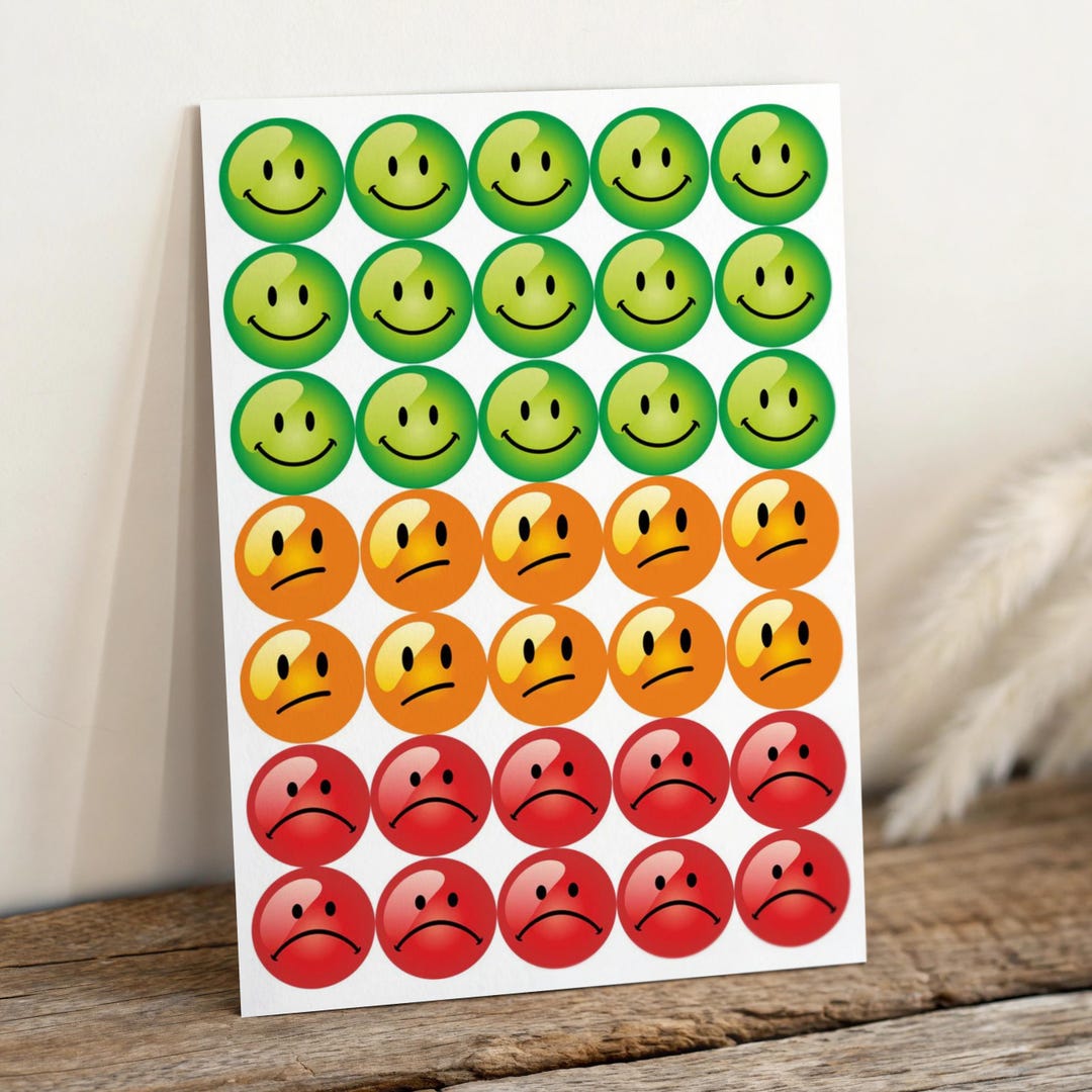 Smiley Stickers - Reward Stickers - Sticker Sheet - Stickers - Fun ...