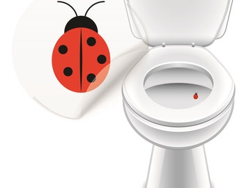 Urinal Fly Sticker - Etsy
