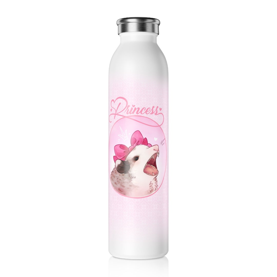 Possum Princess Slim Water Bottle - Etsy