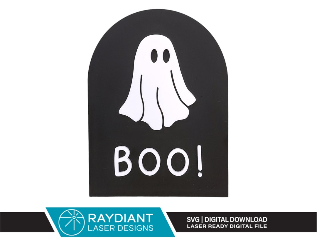 DIGITAL FILE | Cute Ghost Arch SVG for Glowforge and Laser | Spooky ...