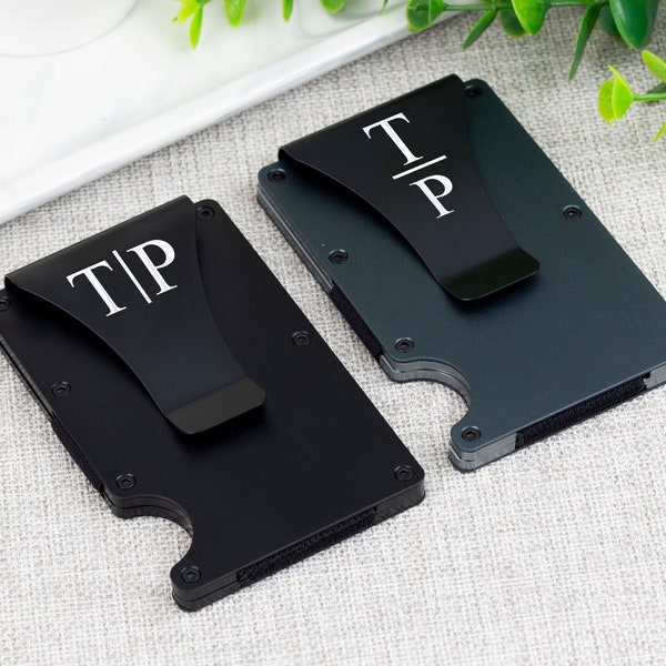 Engraved Money Clip Card Holder - Etsy