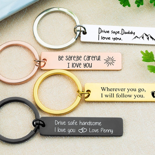 Stainless Keychain - Etsy