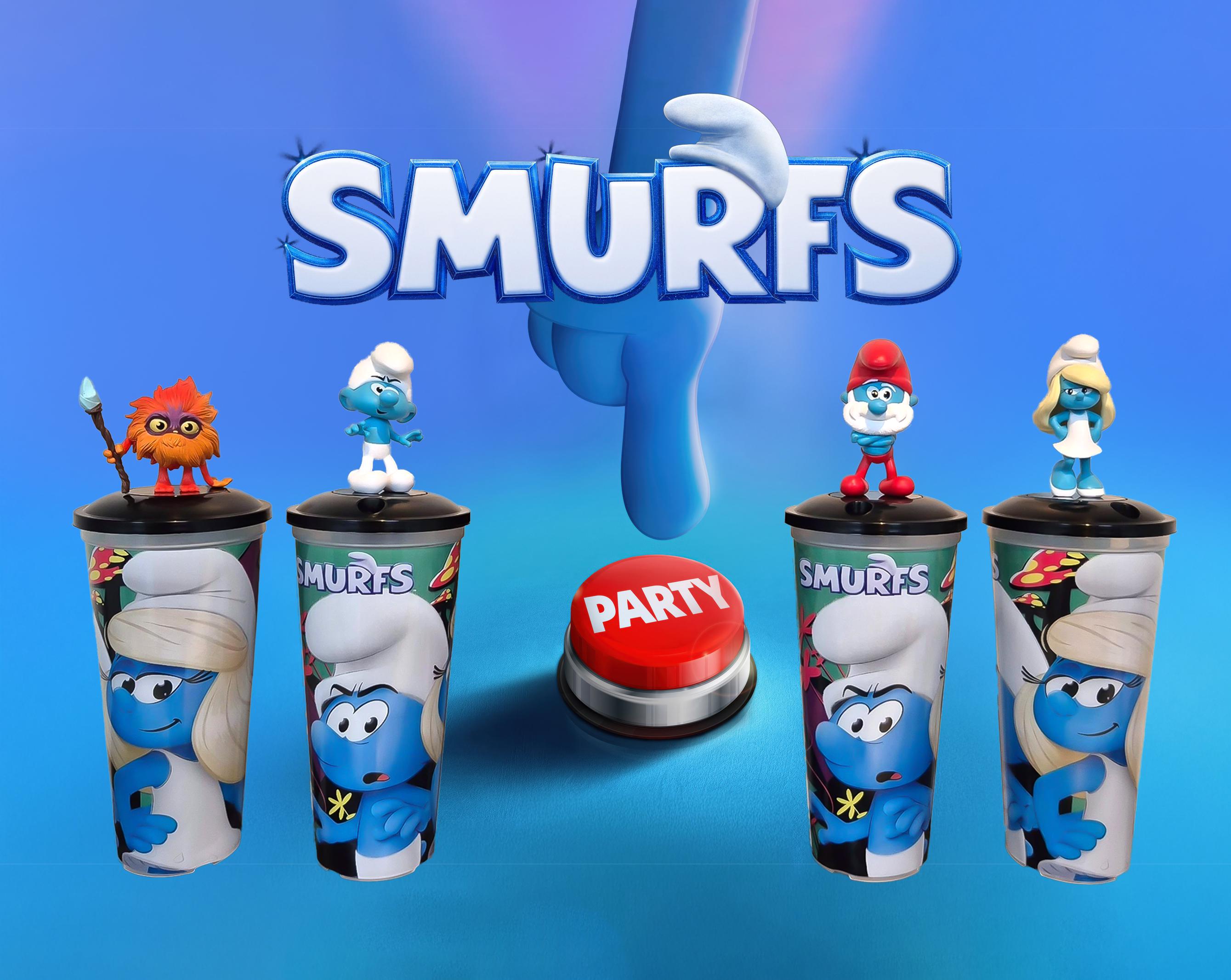 Smurfs Cups & Toppers - Etsy