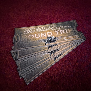 Polar Express Golden Tickets [with Personalisation Option] - Etsy