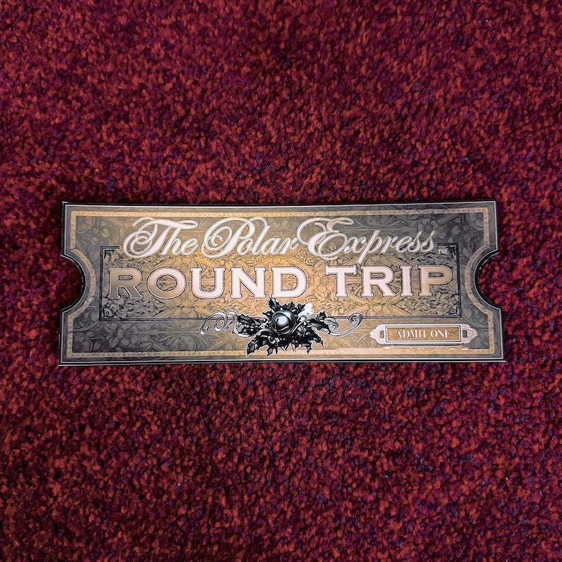 Polar Express Golden Tickets [with Personalisation Option] - Etsy