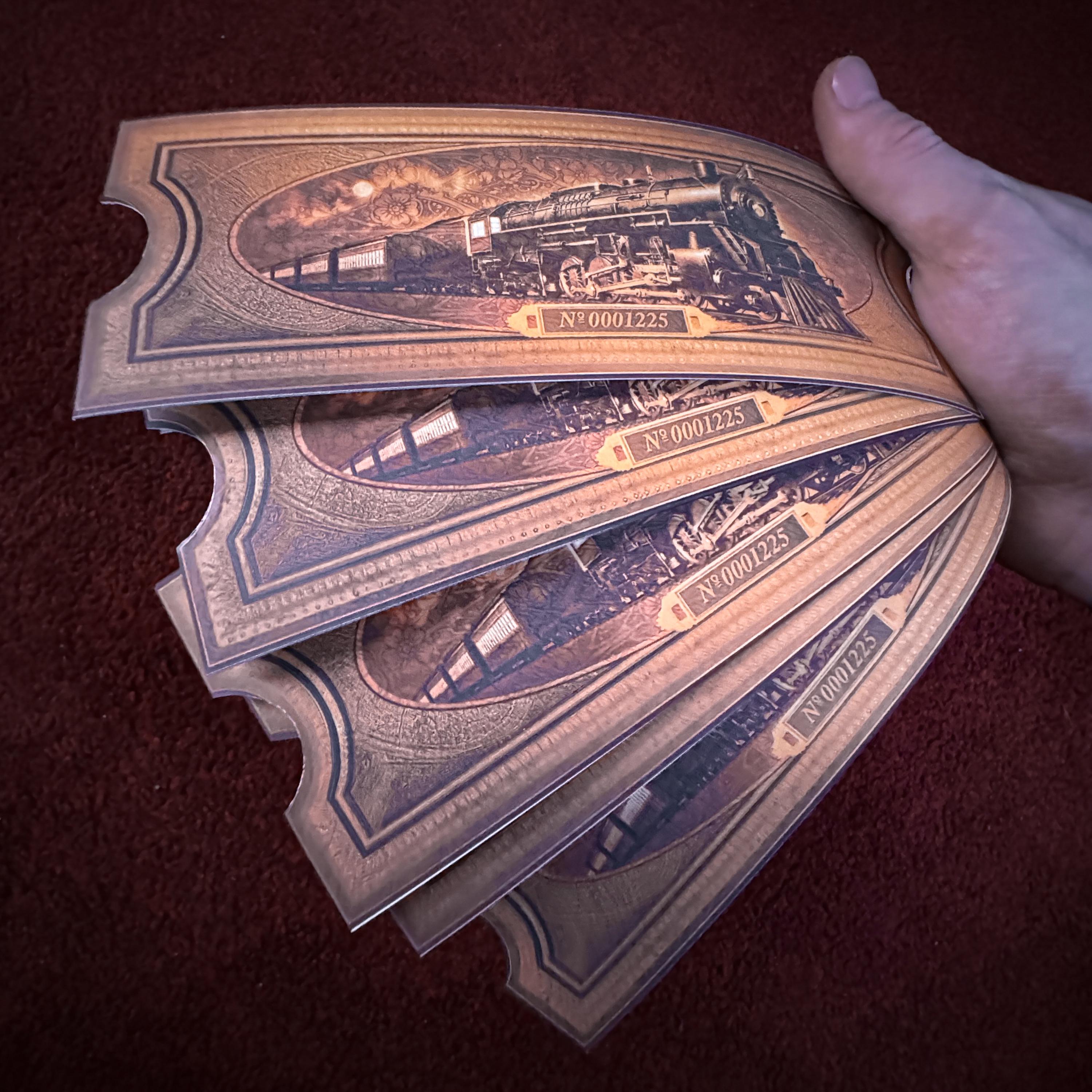 Polar Express Golden Tickets [with Personalisation Option] - Etsy