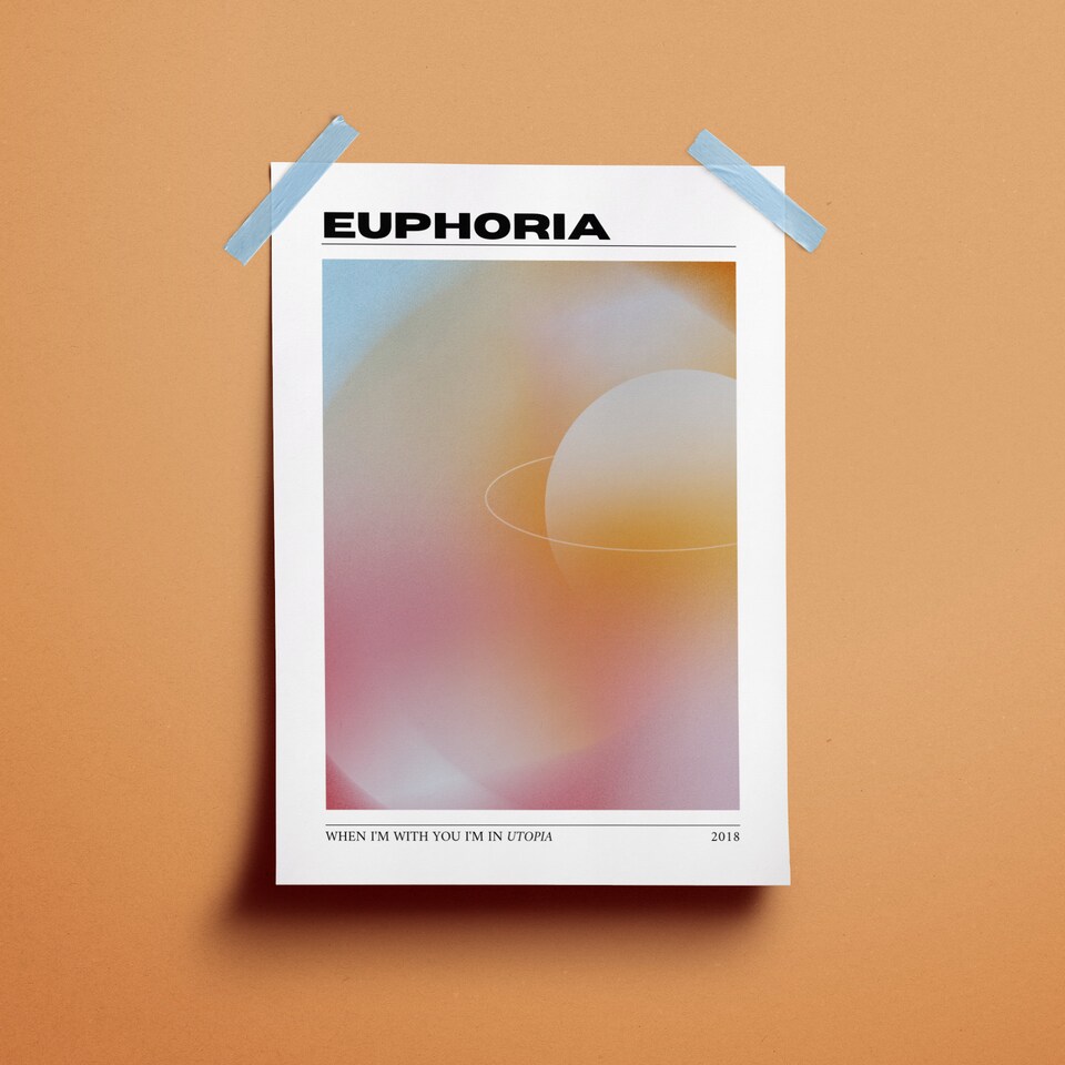 Euphoria Lyric Premium Matte Vertical Poster sold by Gaurav Bajaj | SKU ...