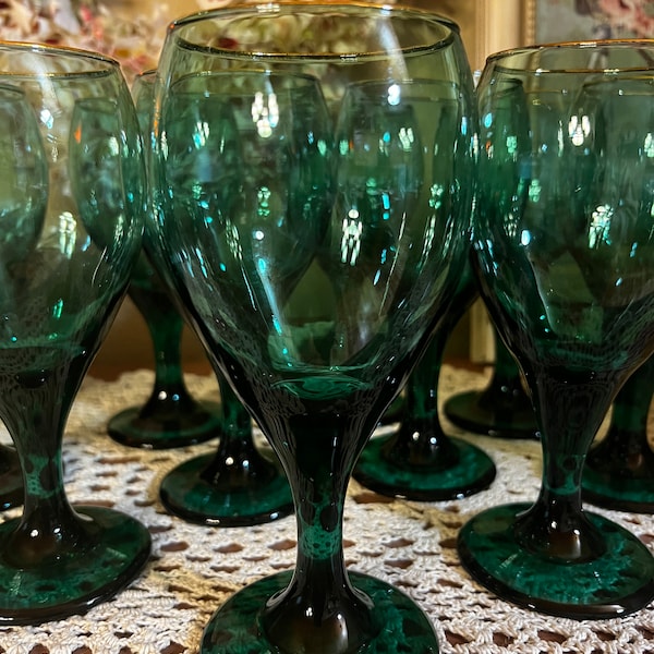 Colored Stemware - Etsy