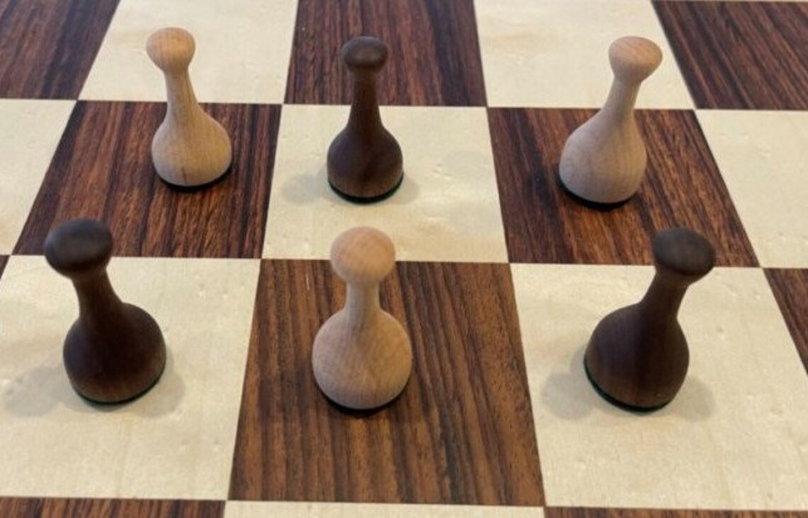 Chess Pieces Wood Turned Hand Crafted - Etsy