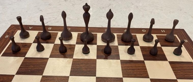 Chess Pieces - Wood Turned - Hand Crafted - Etsy