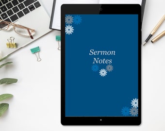 Everyday Bible Study Bundle Digital Sermon Notes Printable - Etsy