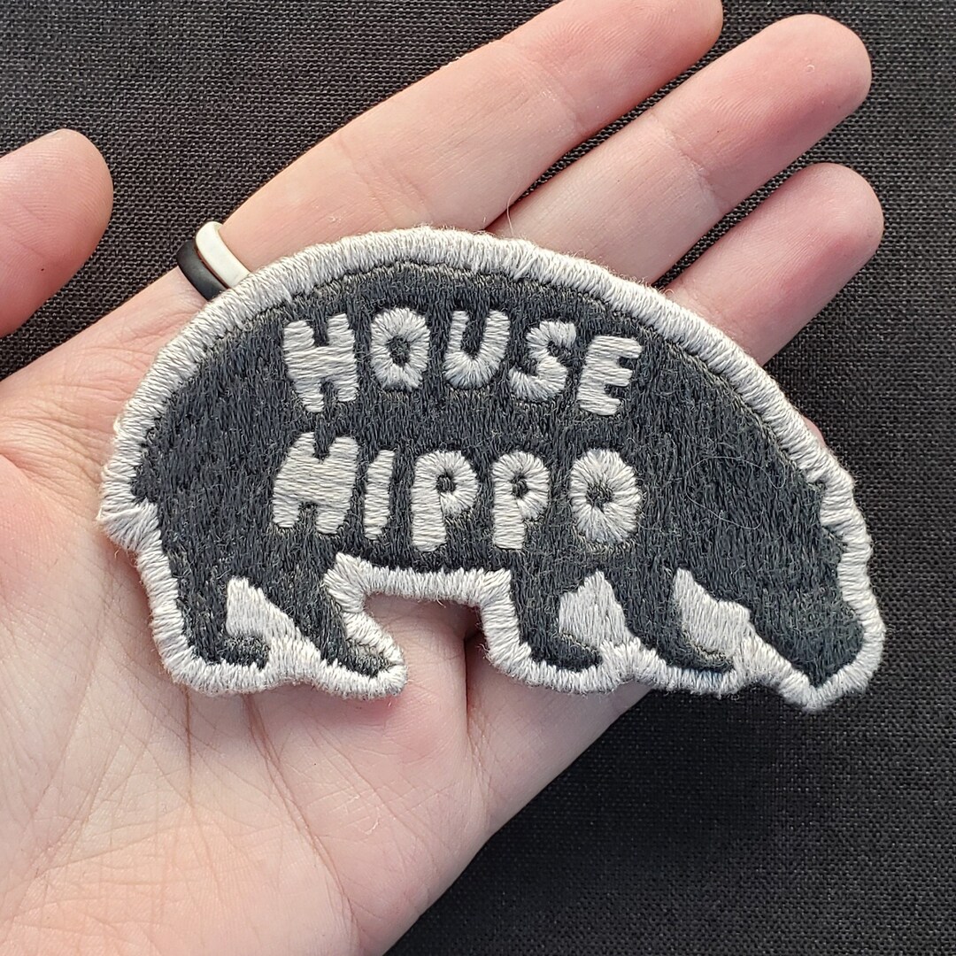 Handmade Patch | Canadian House Hippo - Etsy