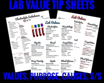 NCLEX LAB VALUES | Nurse Mnemonics | Nclex Study Tips | Nursing Student ...