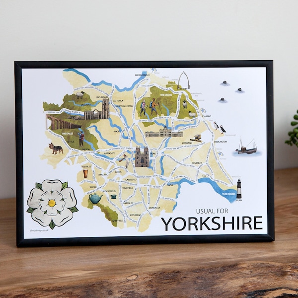 Yorkshire Print - Etsy UK
