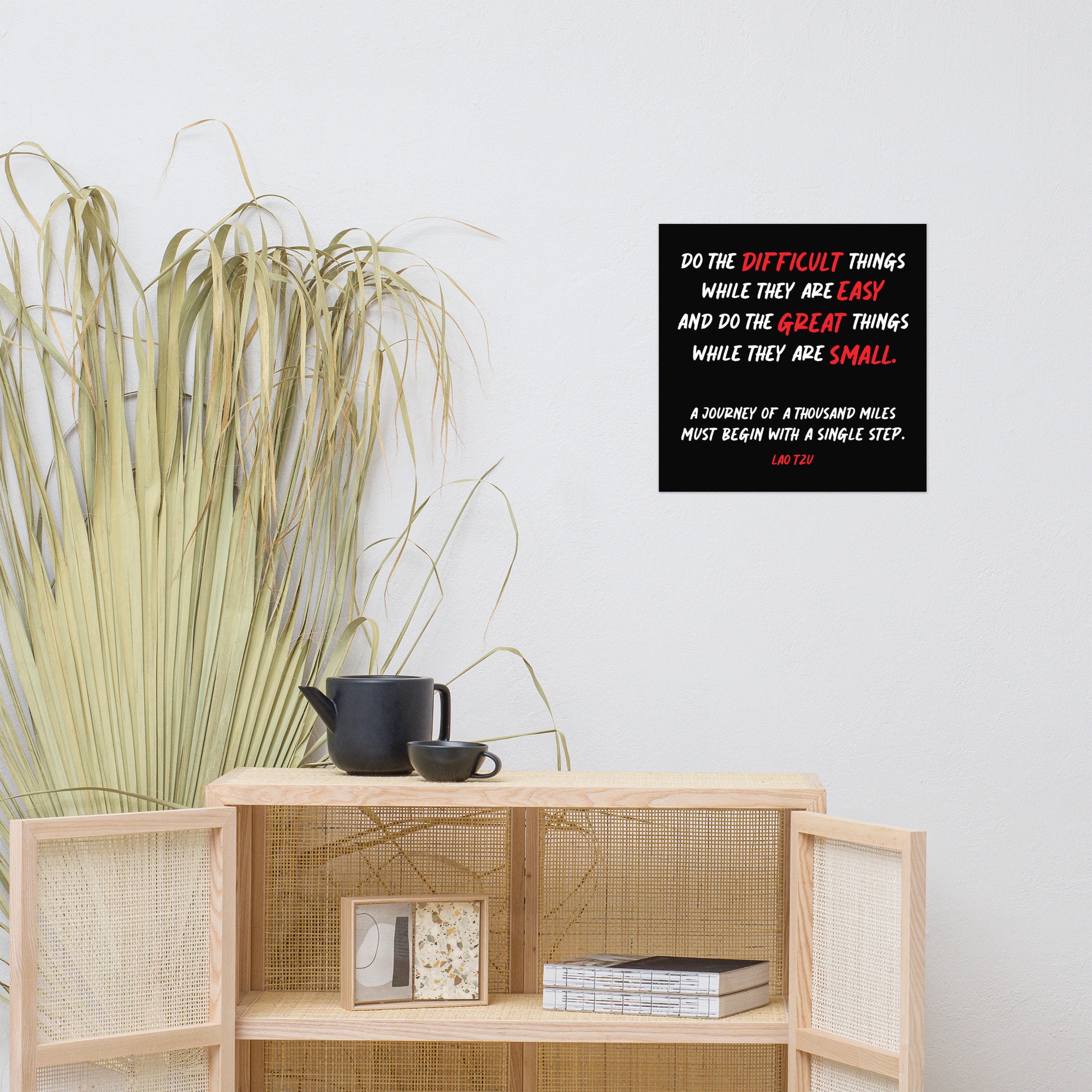 Motivational Poster Lao Tzu Quote WITHOUT FRAME - Etsy