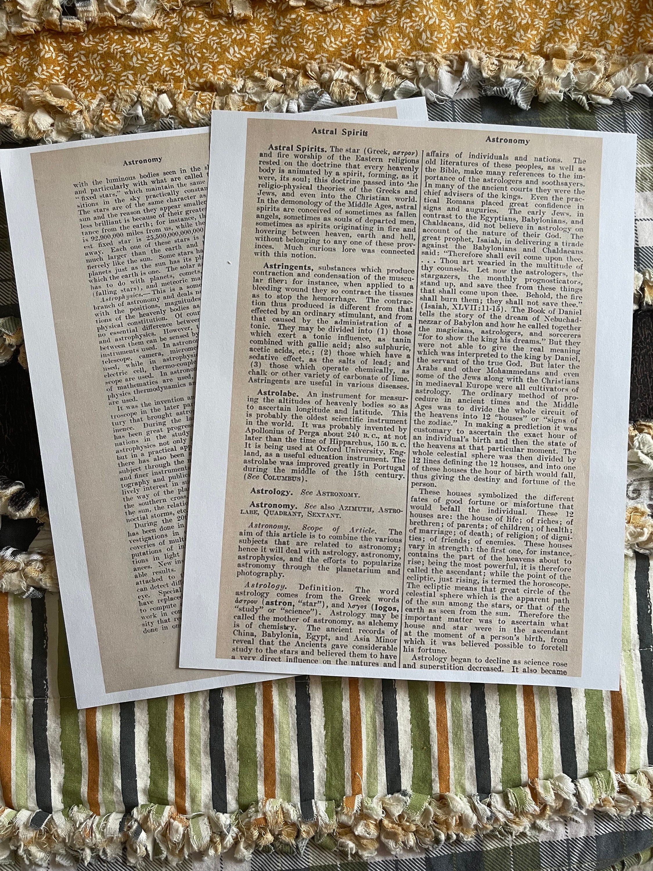 Vintage Encyclopedia Pages - Digital Backgrounds for Art Prints and ...