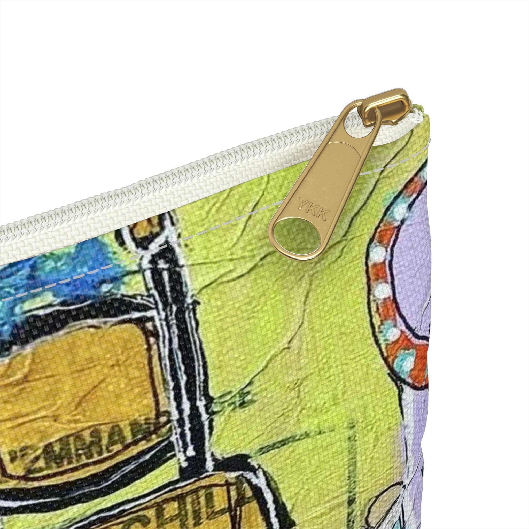 French Cafe Design, France Inspired, Coffee House Art - Accessory Pouch ...