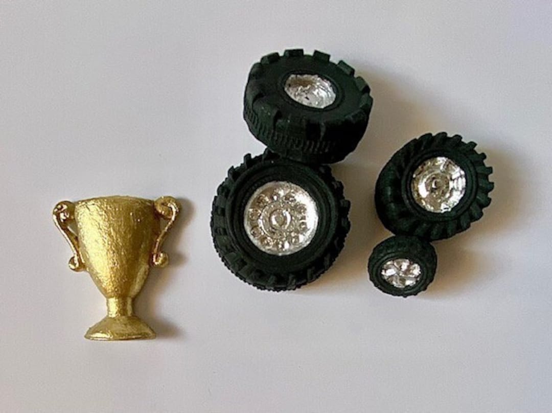 Fondant Tires Cake Topper/race Car Cake Topper/fondant Car Cake Topper ...