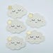 Fondant Edible Clouds, Cloud/star Cupcake Toppers, Cake Topper, Baby ...