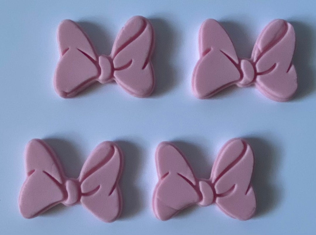 12pc Fondant Edible Bows Mouse Cupcake Toppers. - Etsy