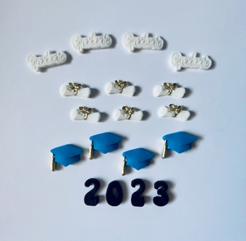 Fondant Graduation Cake Topper/graduate Cap - Etsy
