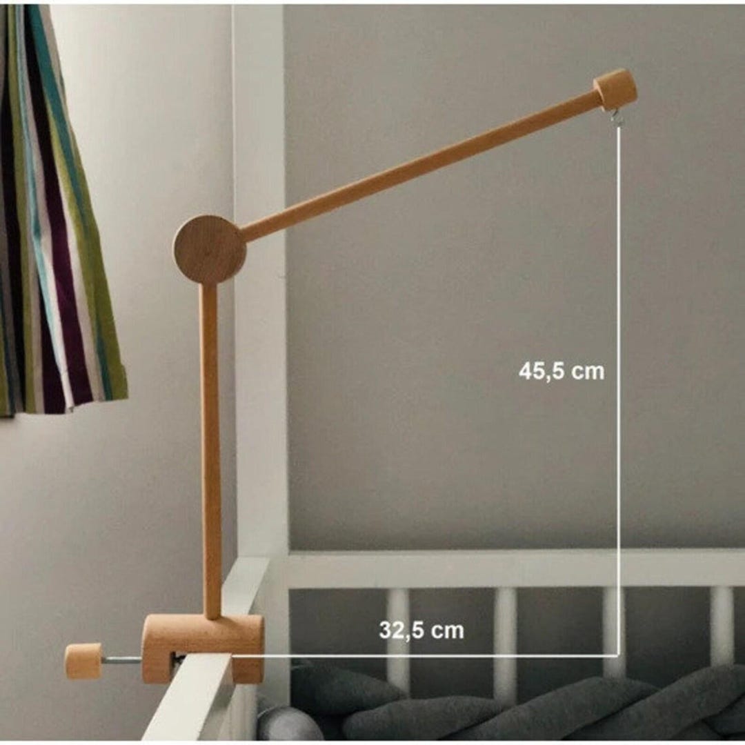 Baby Mobile Hanging Baby Mobile Arm Holder Wooden Baby Mobile Stand ...
