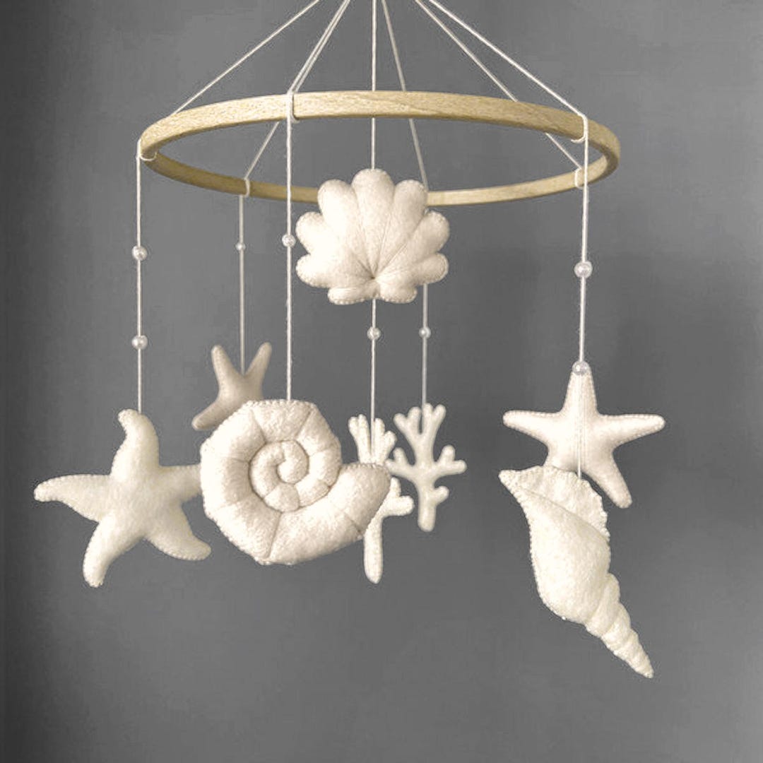 Ocean Baby Mobile Neutral Sea Creature Mobile Under the Sea Ocean Cot ...