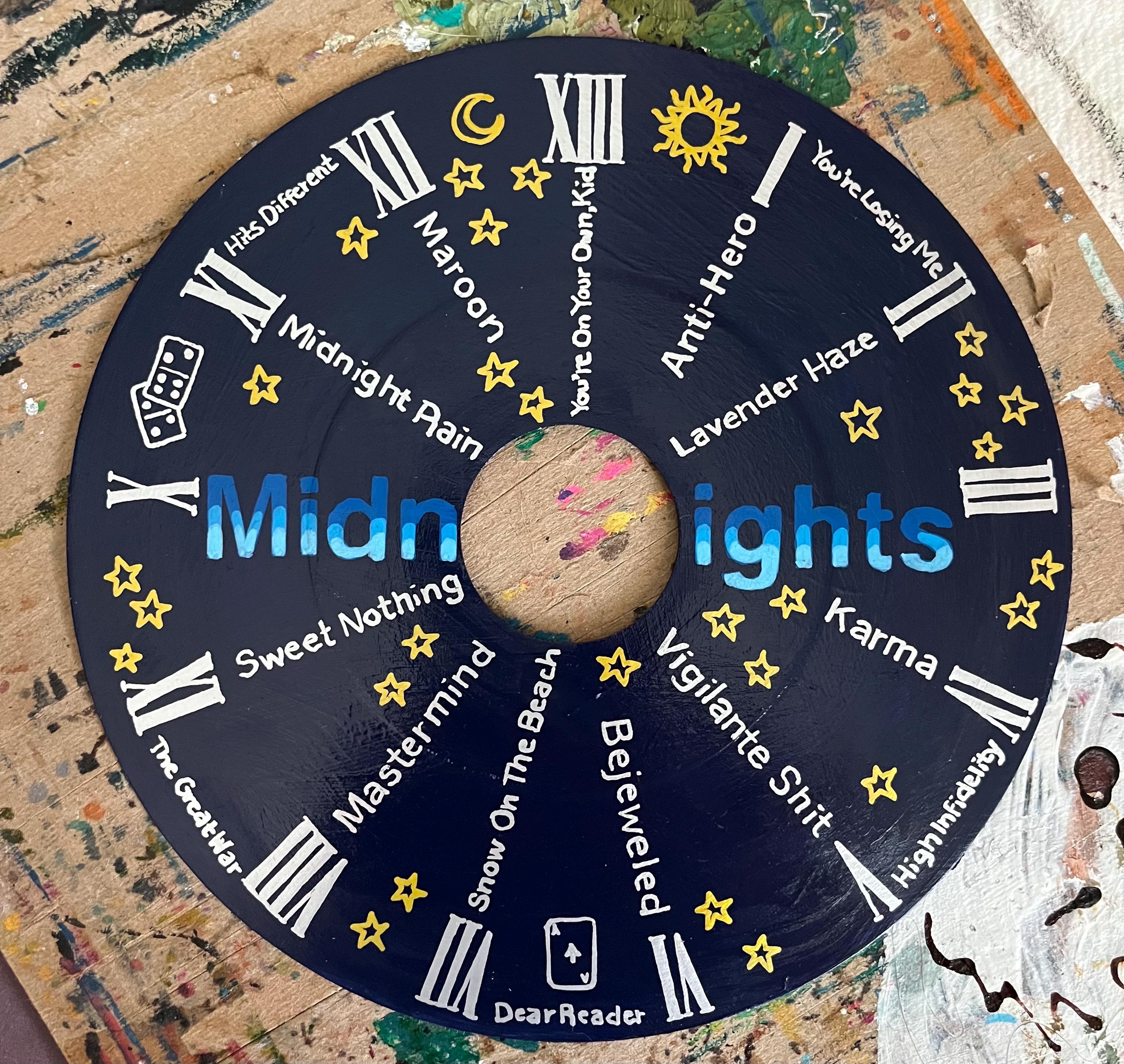 Custom Painted 7 In. Vinyl Record - Etsy