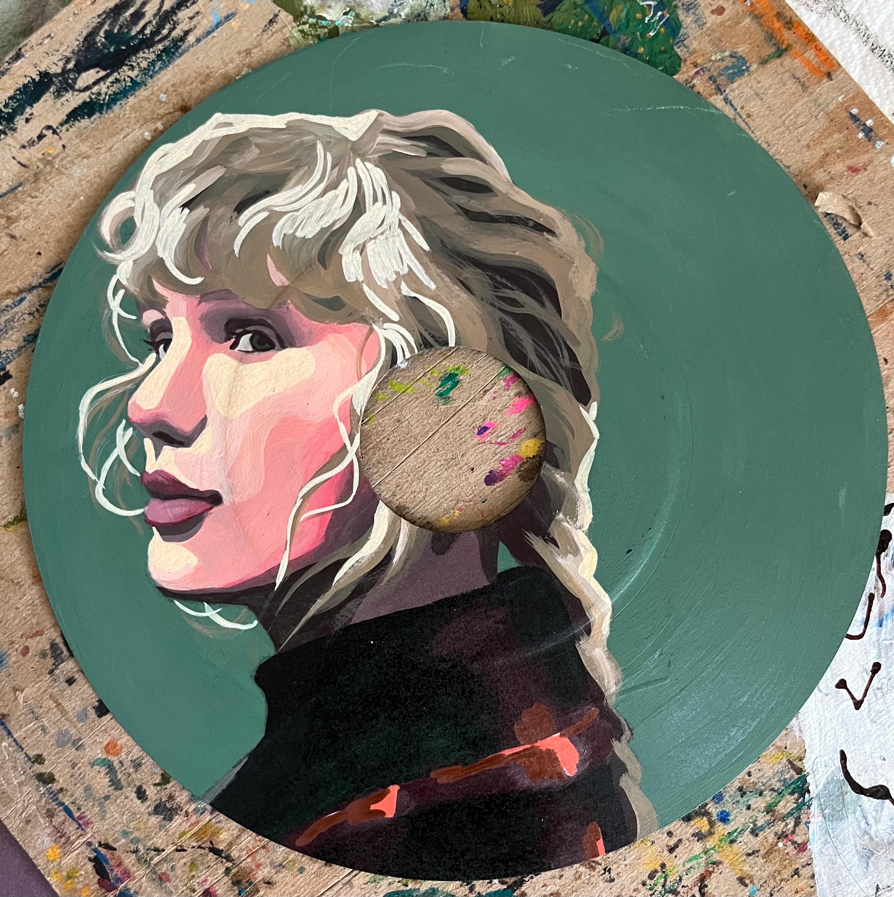 Custom Painted 7 In. Vinyl Record - Etsy